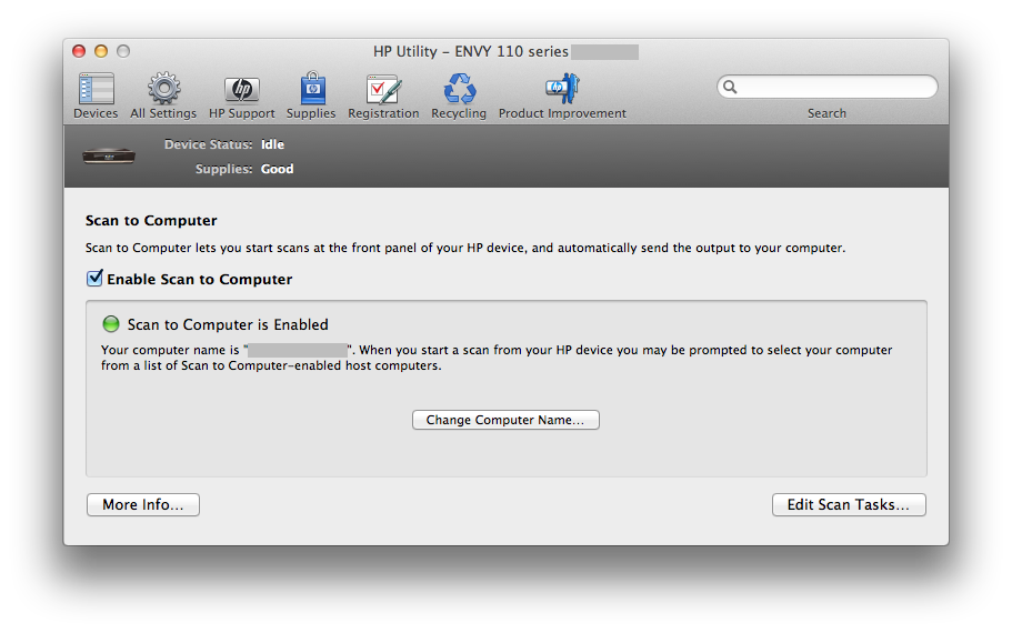 Solved: HP Envy 100 - unable to activate scan from printer - HP Support ...