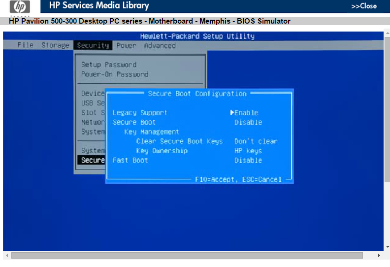 Solved: bios legacy prob! - HP Support Community - 4922900