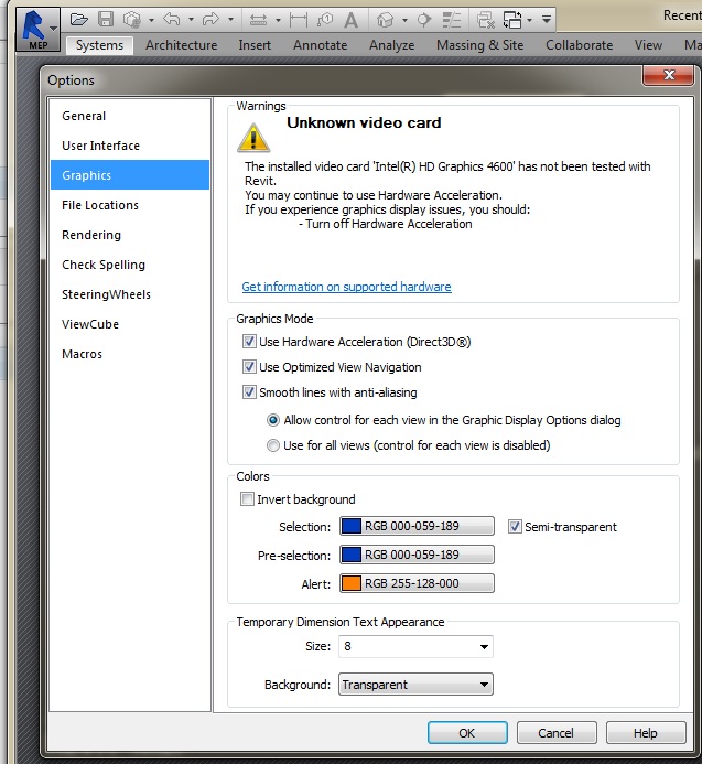 AMD Radeon HD 8750M on HP Probook 450G1 - Autocad and Revit - HP ...