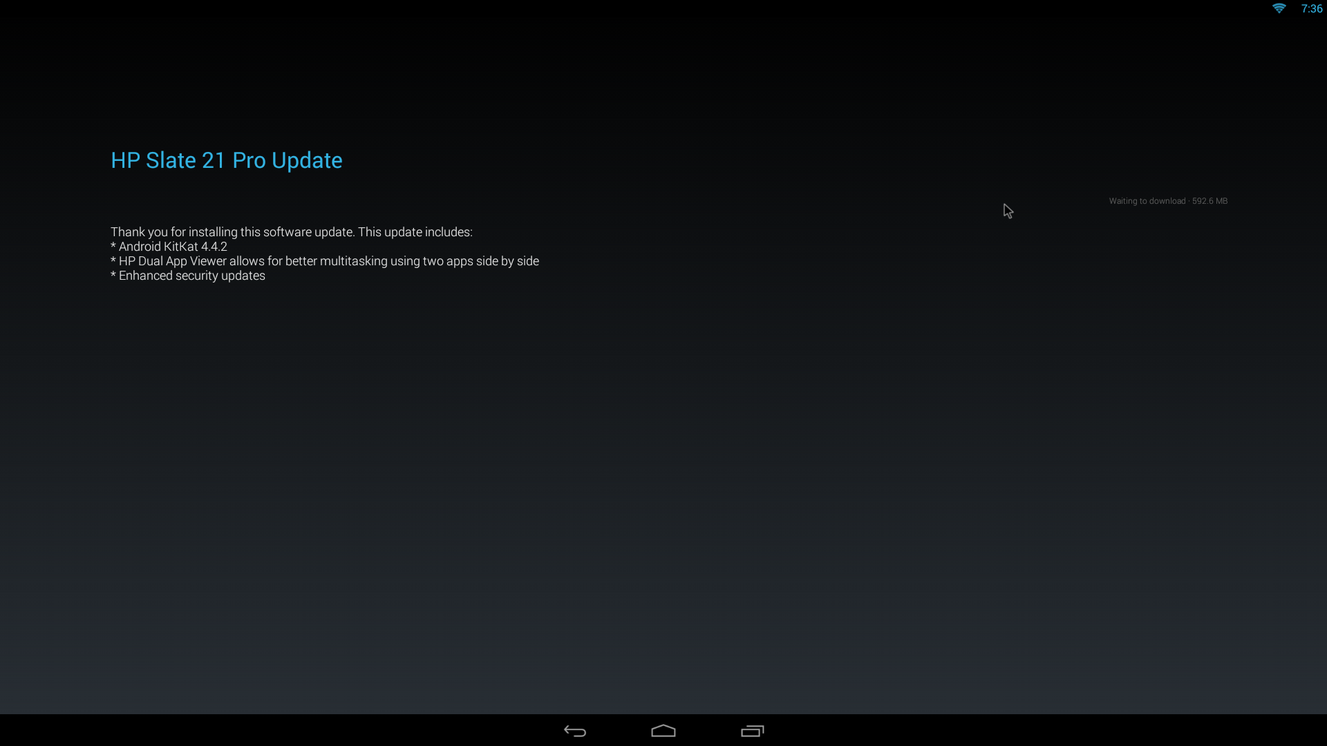Solved: HP Slate Pro 21 - Upgrade to KitKat 4.4? - HP Support Community ...