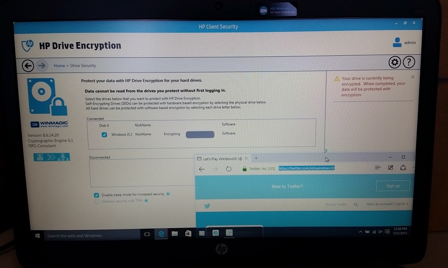 HP Client Security Manager Incompatible With Windows 10 - Page 2 - HP ...