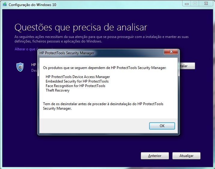 Hp ProtectTools Security Manager compatibility with Windows ... - HP ...