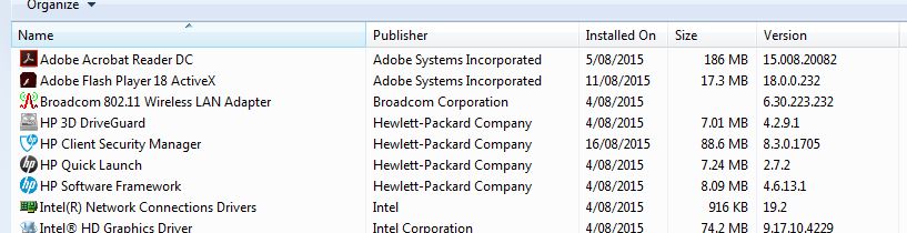 Hp ProtectTools Security Manager compatibility with Windows ... - HP ...