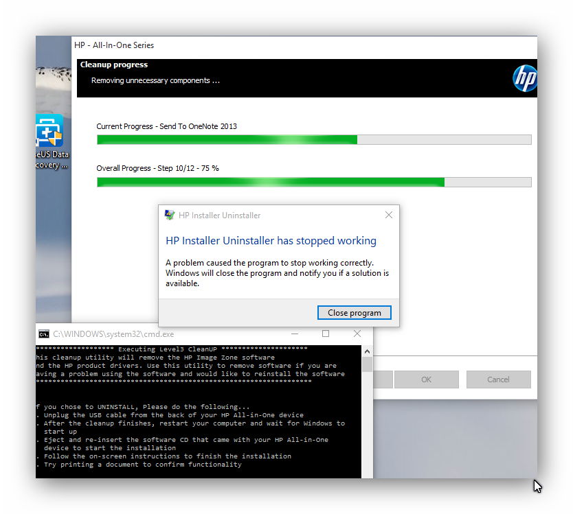 Fatal error during install leads to HP Solution Center unabl... - HP ...