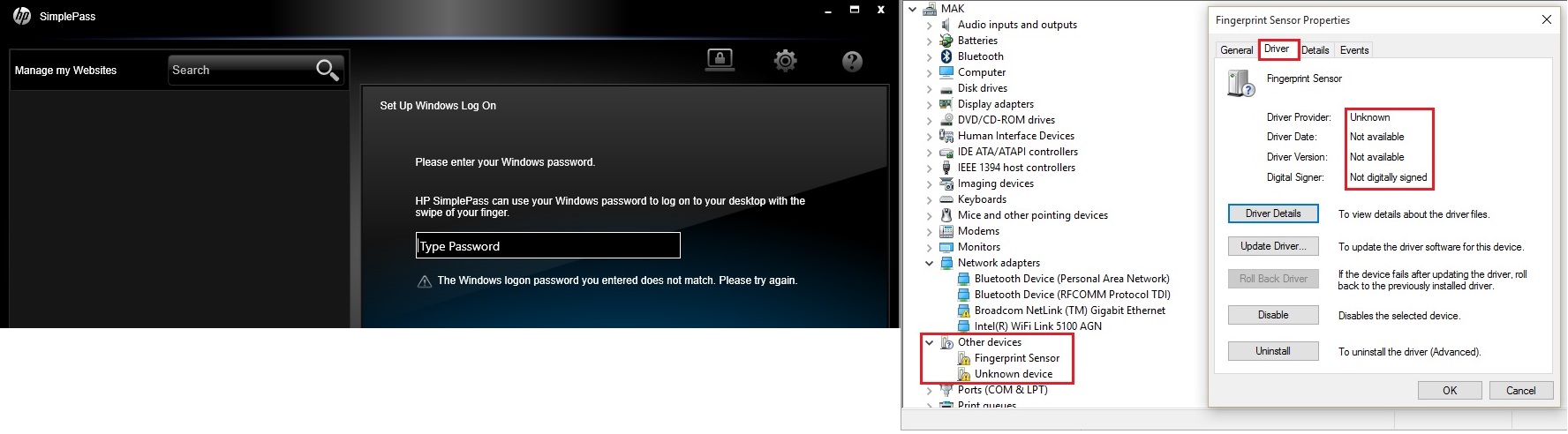 Simplepass Windows 10