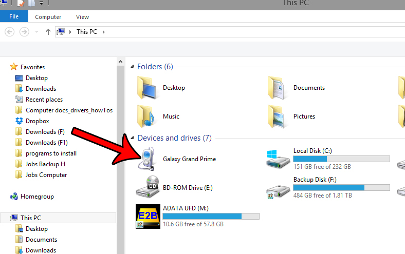 Solved: Transferring photos from Android to HP PC Notebook - HP Support ...