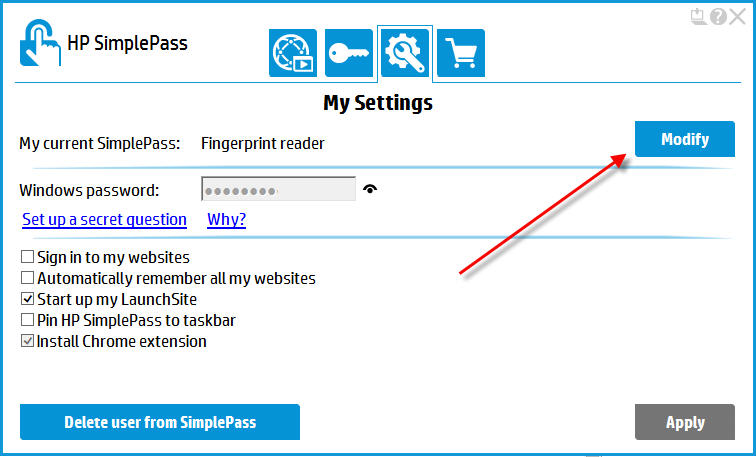Simplepass Windows 10