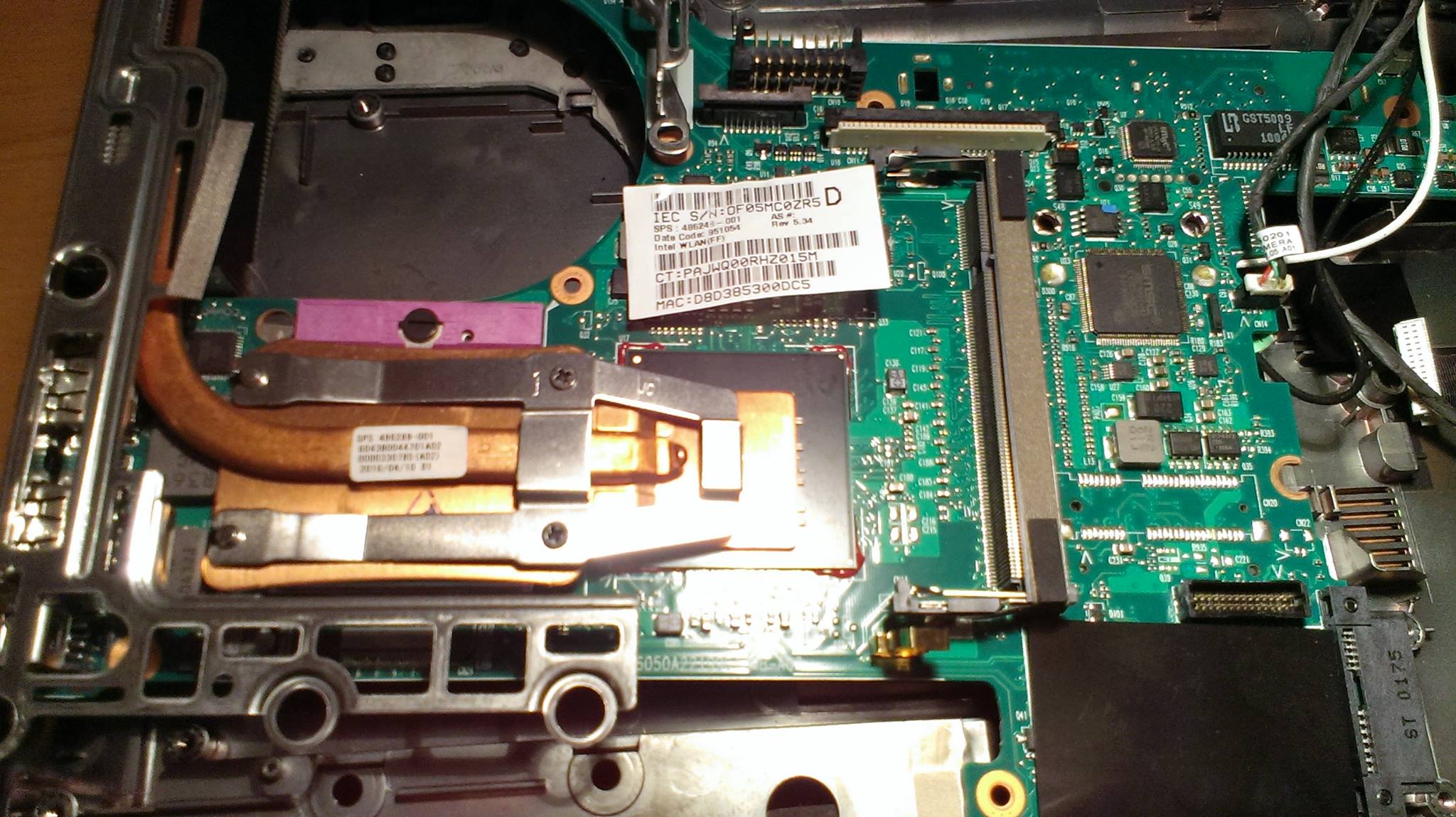 Solved: Bios Chip on mainboard of 6730B - HP Support Community - 5470185