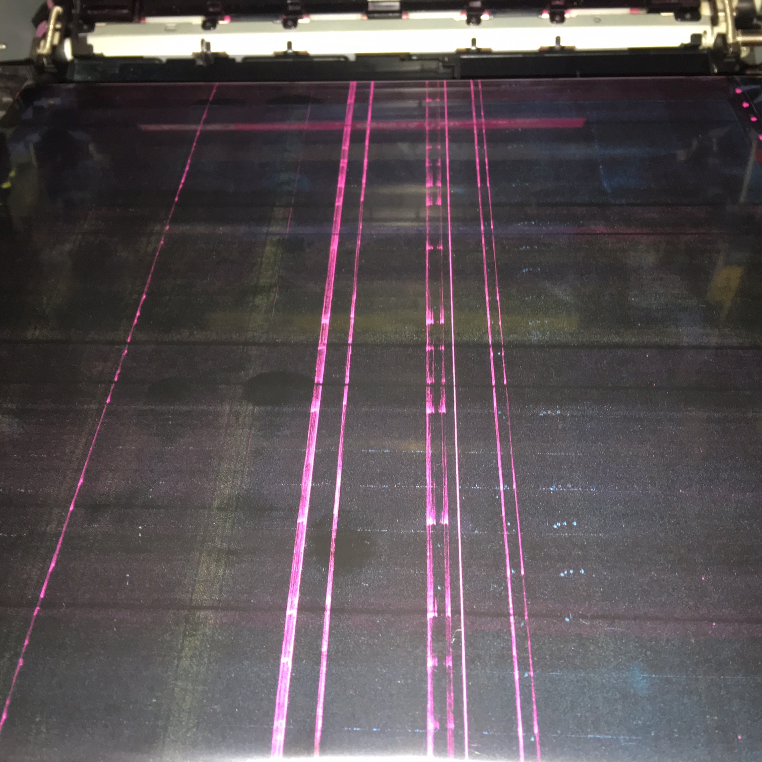 Vertical Magenta Lines - HP Support Community - 5610724
