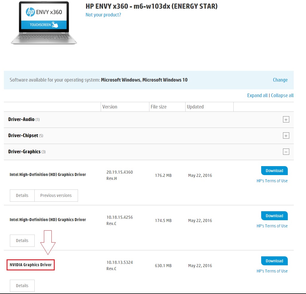 Solved: Nvidia Graphics Driver - HP Support Community - 5666919