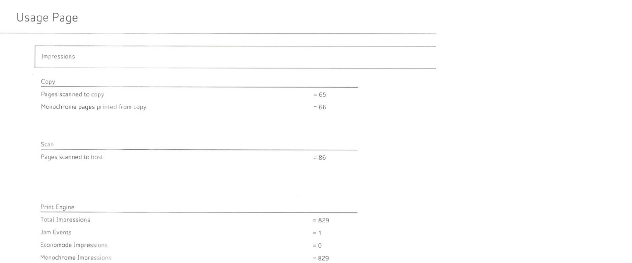 Solved: Clarification of Usage Page in HP Laser Jet Pro MFP M126 nw ...