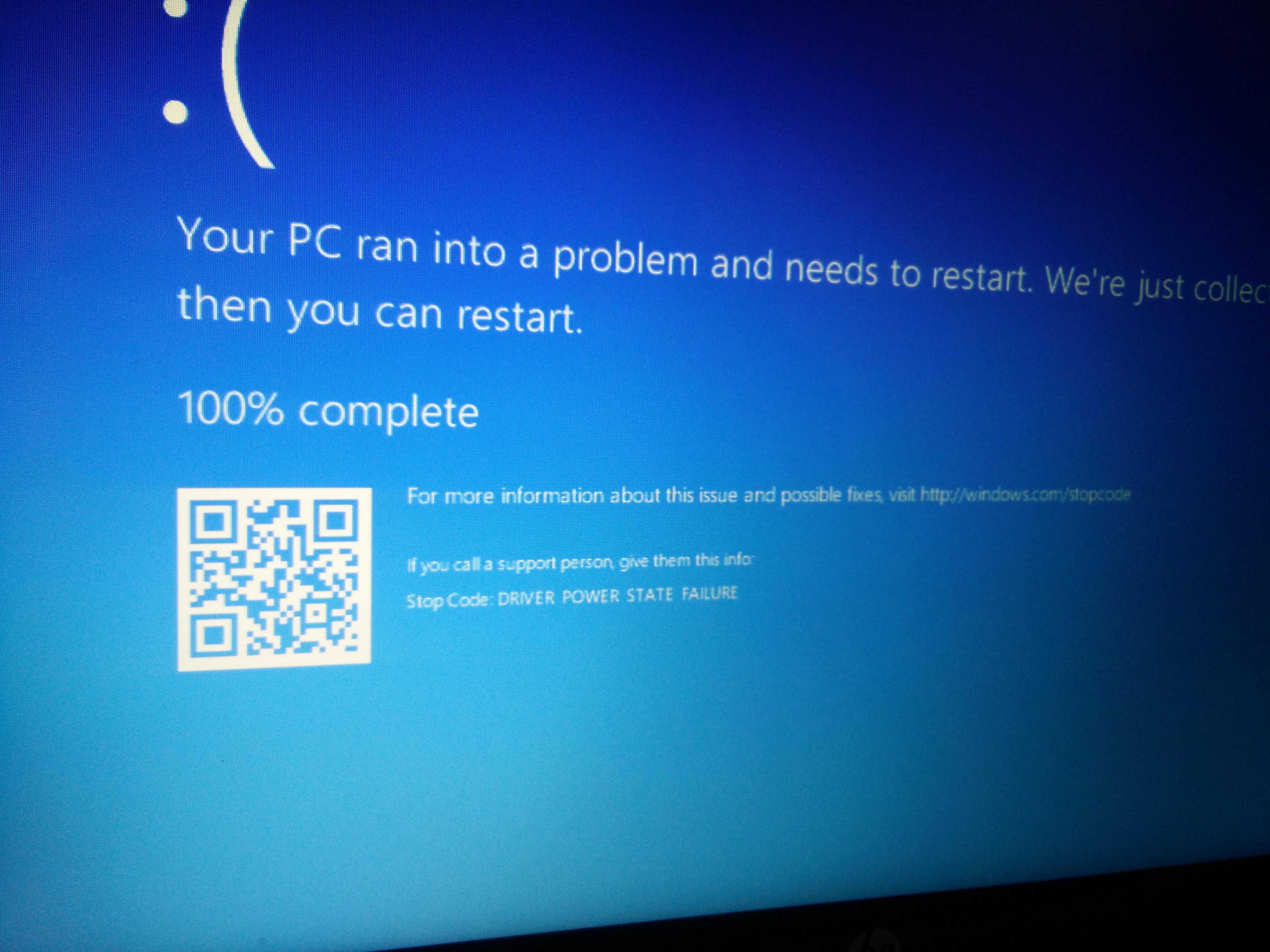 facing blue screen error of death - HP Support Community - 5734789