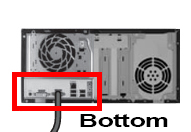 installation of desktop - can it be horizontal? - HP Support Community ...