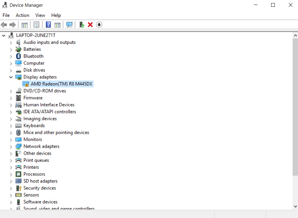 Solved: Yellow triangle graphics - HP Support Community - 5868377