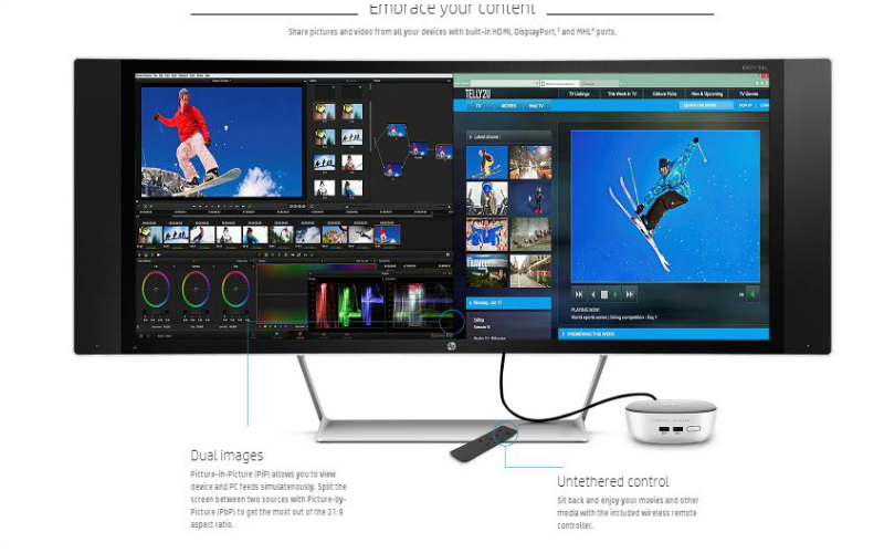 PBP issue with HP ENVY 34c 34-inch Media Display - HP Support Community ...