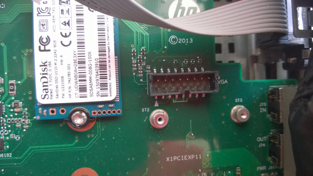 HP T620 Plus – need VGA ribbon cable - HP Support Community - 5890670