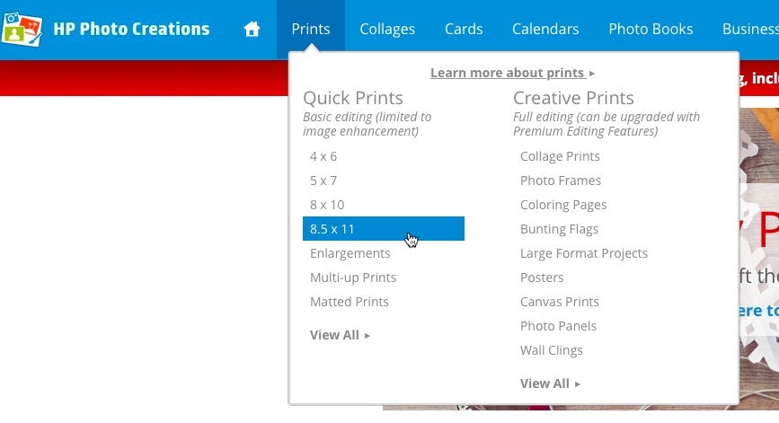 Borderless Printing - HP Support Community - 6331722