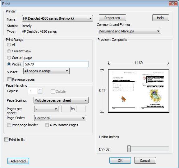 Solved: Each time I set the 2 pages per sheet setting my printer get ...