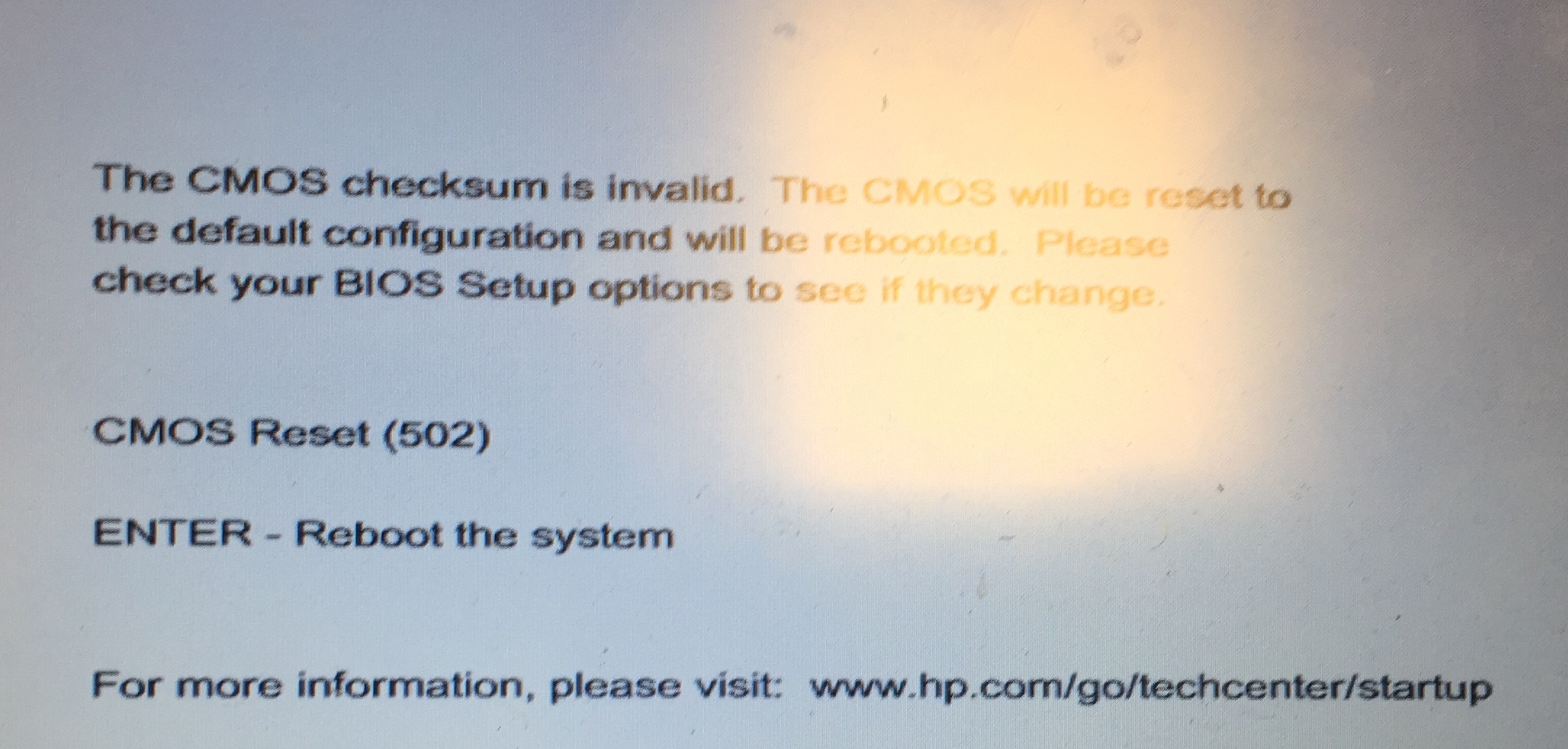 Problem with BIOS - HP Support Community - 5943866