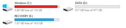 Data (D:) Disk use for storage - HP Support Community - 5984906