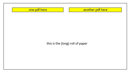 How to print two pdf files side by side? - HP Support Community - 6006369