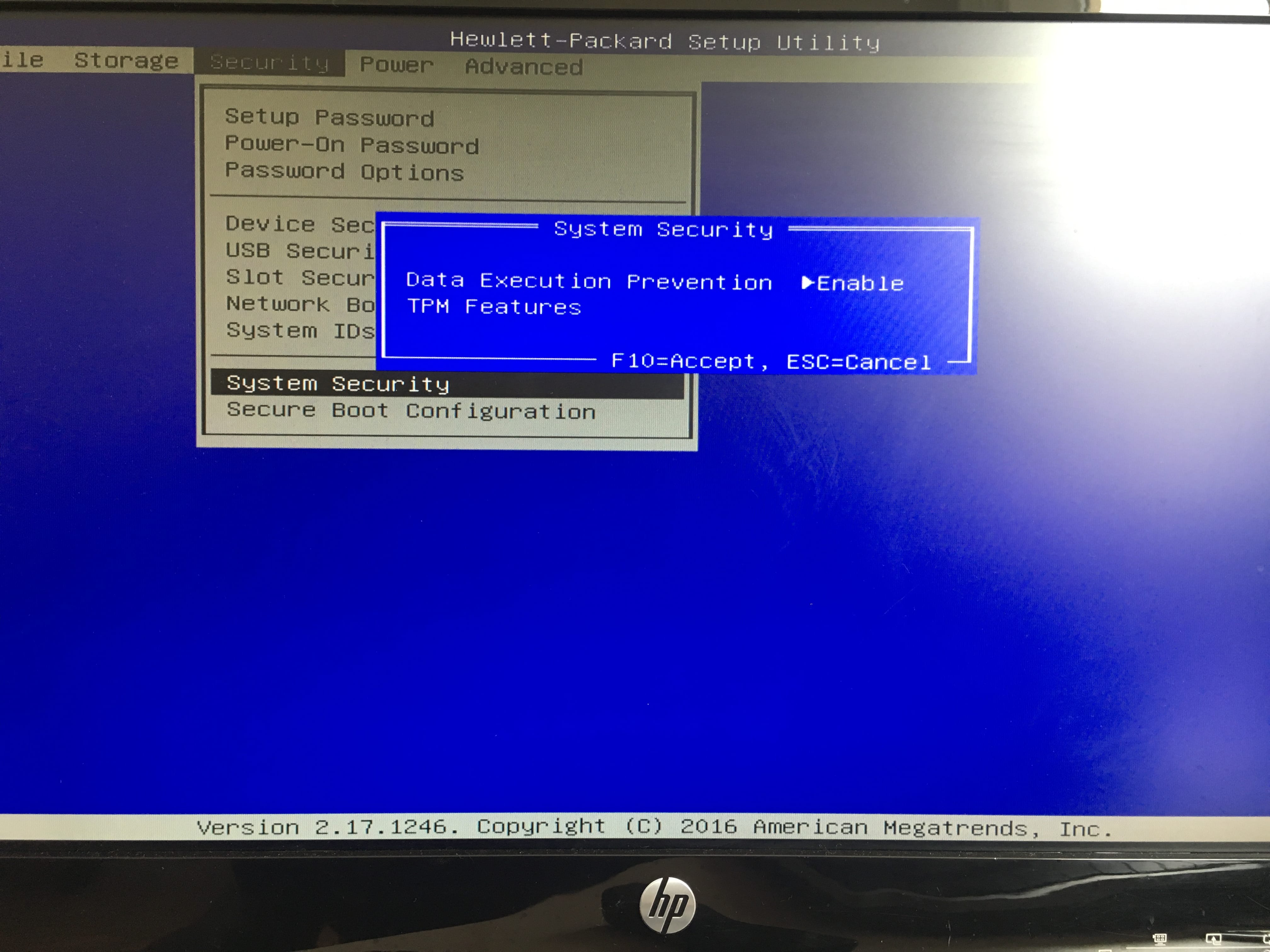 Enabling Virtualization Technology on HP 285 G2 with AMD A8 ... - HP ...