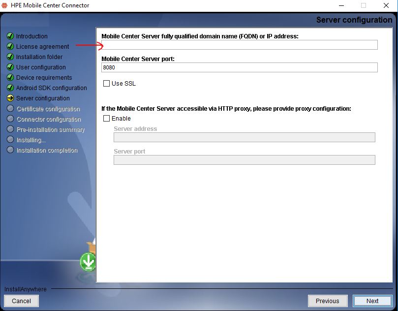 HPE Mobile Center Connector - HP Support Community - 6029415