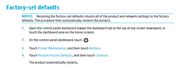 Printer in MFG Mode - HP Support Community - 6626806