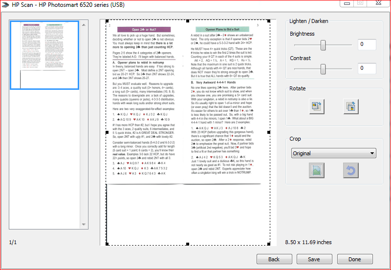 Scanning multiple pages in to one pdf on HP6520 - HP Support Community ...