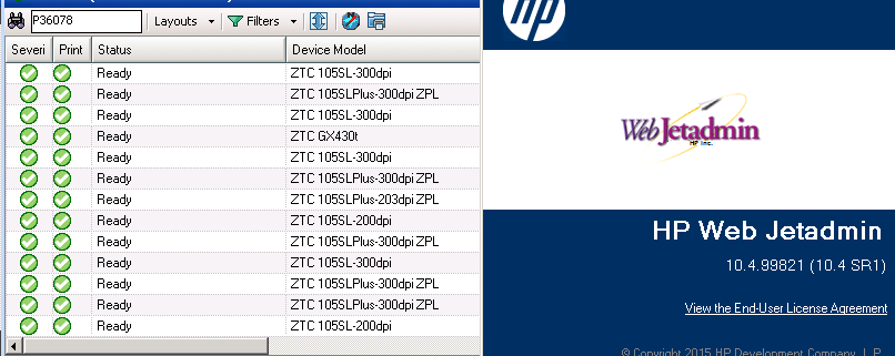 Web Jetadmin 10.4 Not Discovering Dell or Zebra Printers - HP Support Community - 6125859