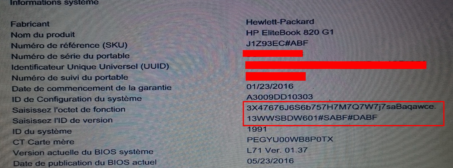 How to Change bios ID version - HP Support Community - 6136682