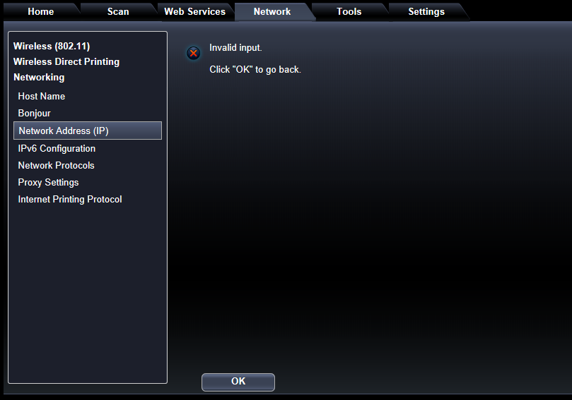 Solved: Server connection error (series #5524) - HP Support Community ...