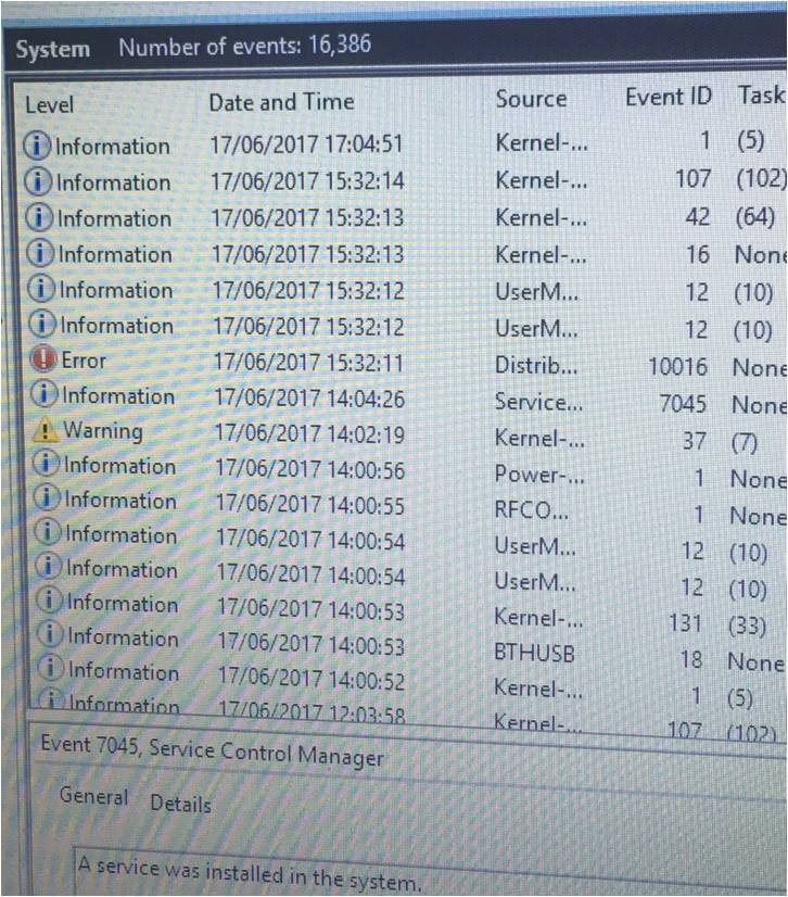 your pc ran into a problem... - HP Support Community - 6177181