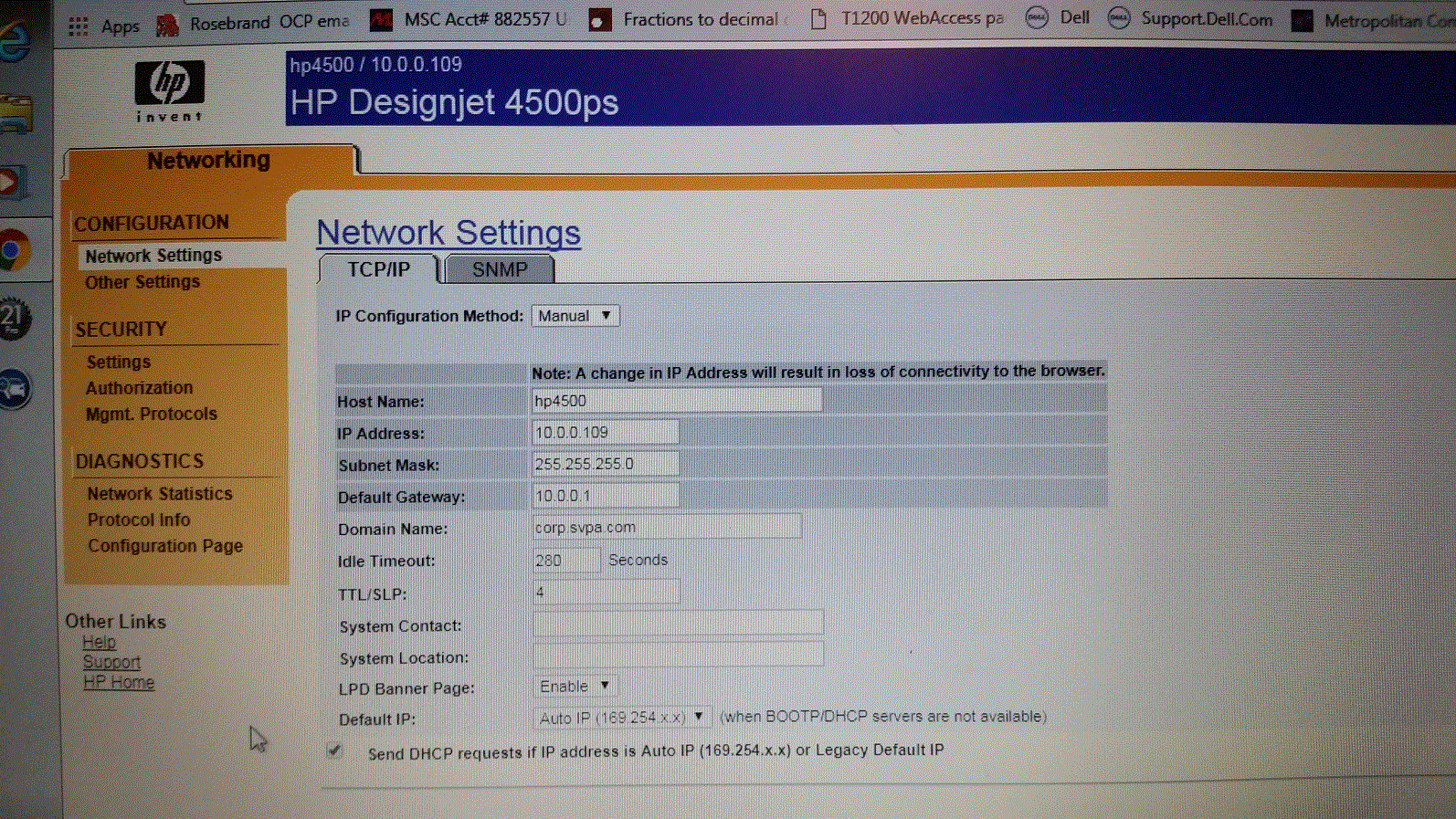 Solved: Connecting Designjet 4500PS to laptop - HP Support Community ...