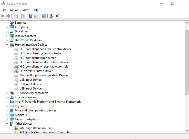 How to get back touchscreen driver after reinstalling window... - HP ...