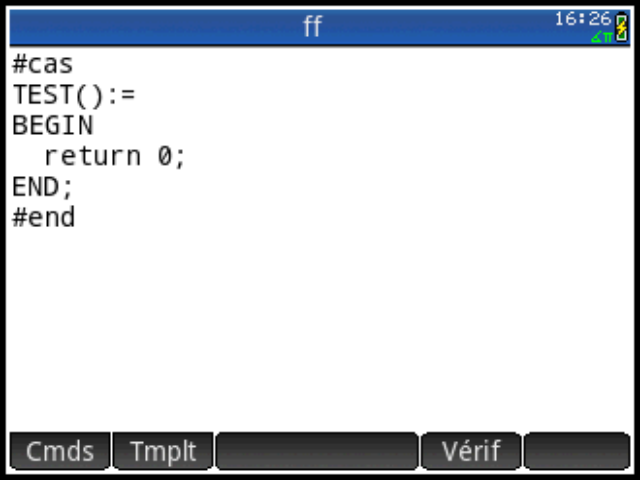 CAS Programming - HP Support Community - 6370761
