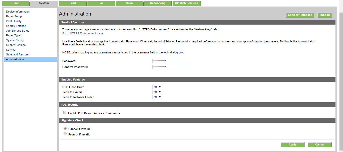 Solved: How to restrict coping LJ MFP M426fdn with screen lock passc ...