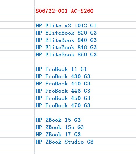Upgrade module intel 7265 - HP Support Community - 6398945