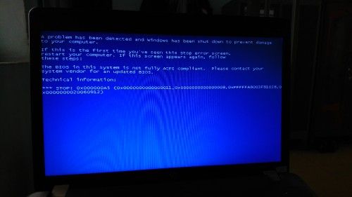 probook 4530s blue screen error - HP Support Community - 6429516