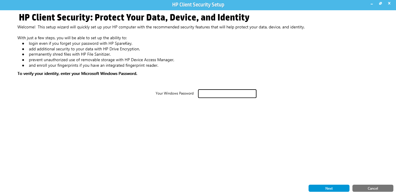 How to enable a popup of DigitalPersona - HP Support Community - 6441345