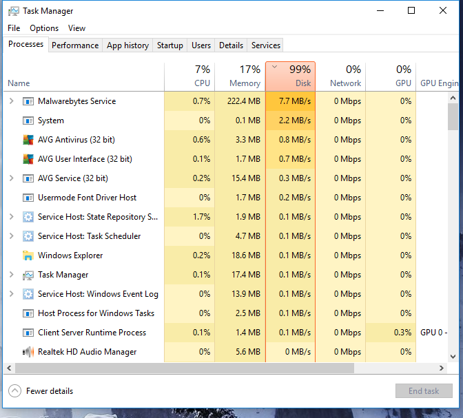 100% Disk Usage - Page 4 - HP Support Community - 6442502