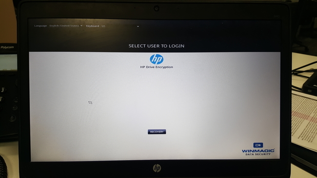 Unable to enter my HP Drive Encryption password - HP Support Community ...