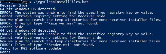 Unable to install HP RGS Receiver 7.4 - HP Support Community - 6434754