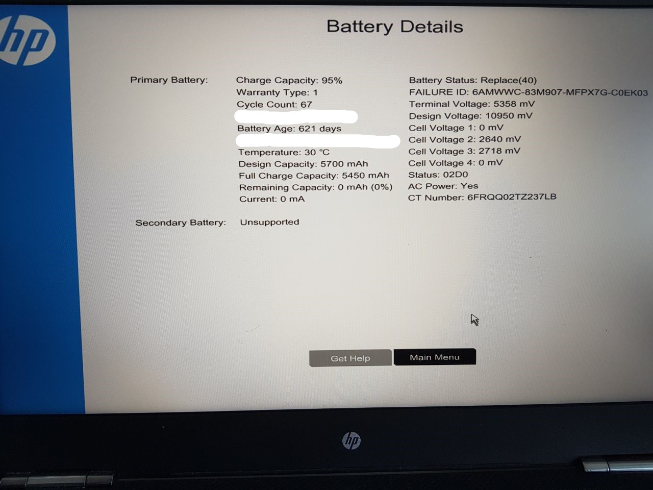 Battery not charging - HP Support Community - 6499288