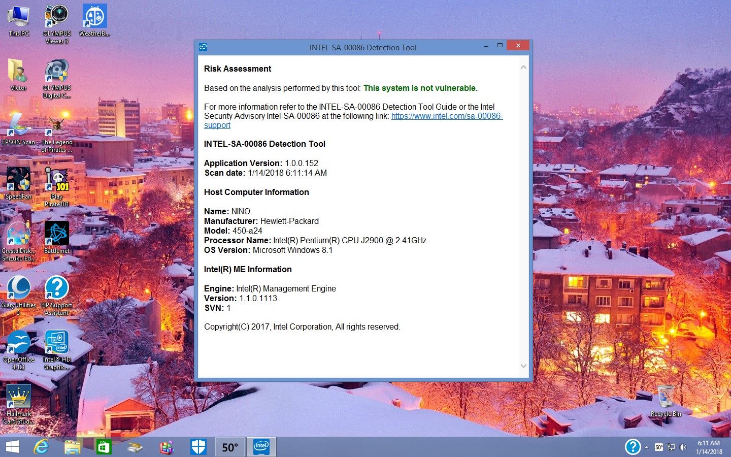 Solved: Intel Meltdown and Spectre - Page 9 - HP Support Community ...