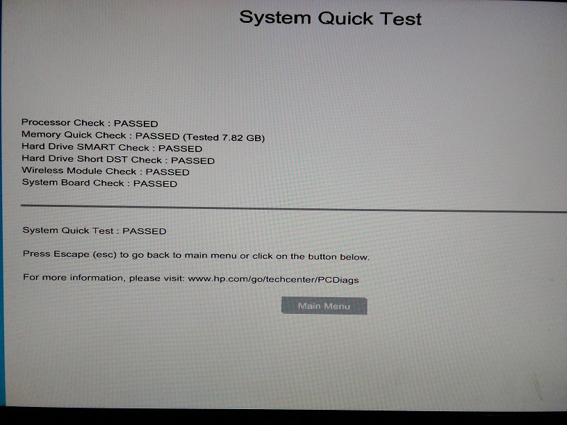 Boot up Hard Disk Error, but always passes test - HP Support Community ...