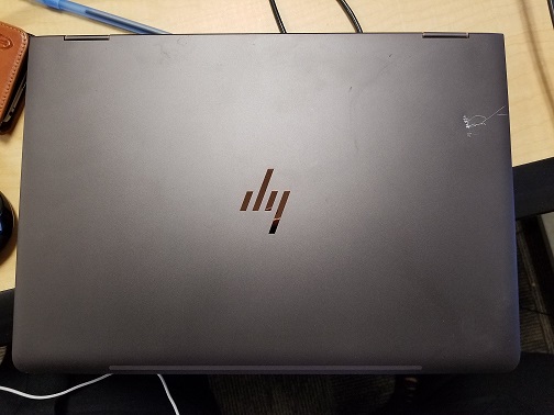 Scratches on HP Spectre x360 - Dark Ash Silver - HP Support Community ...