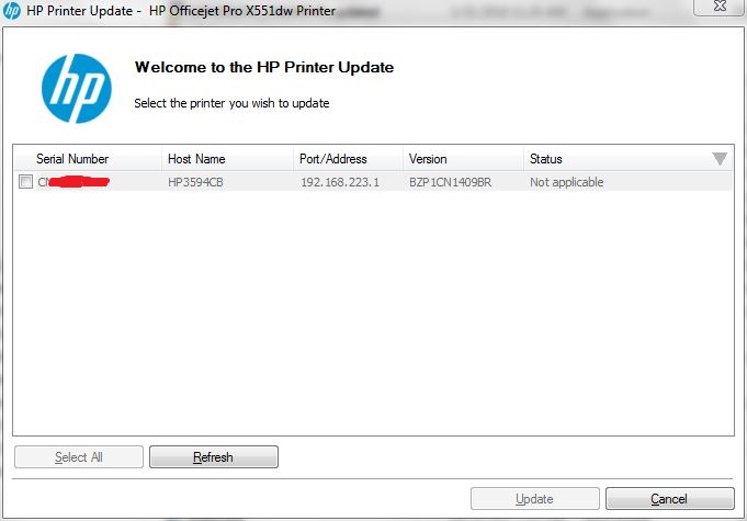 Not applicable when updating firmware for HP Officejet Pro 8... - HP ... Not applicable when updating firmware for HP Officejet Pro 8... - HP ...