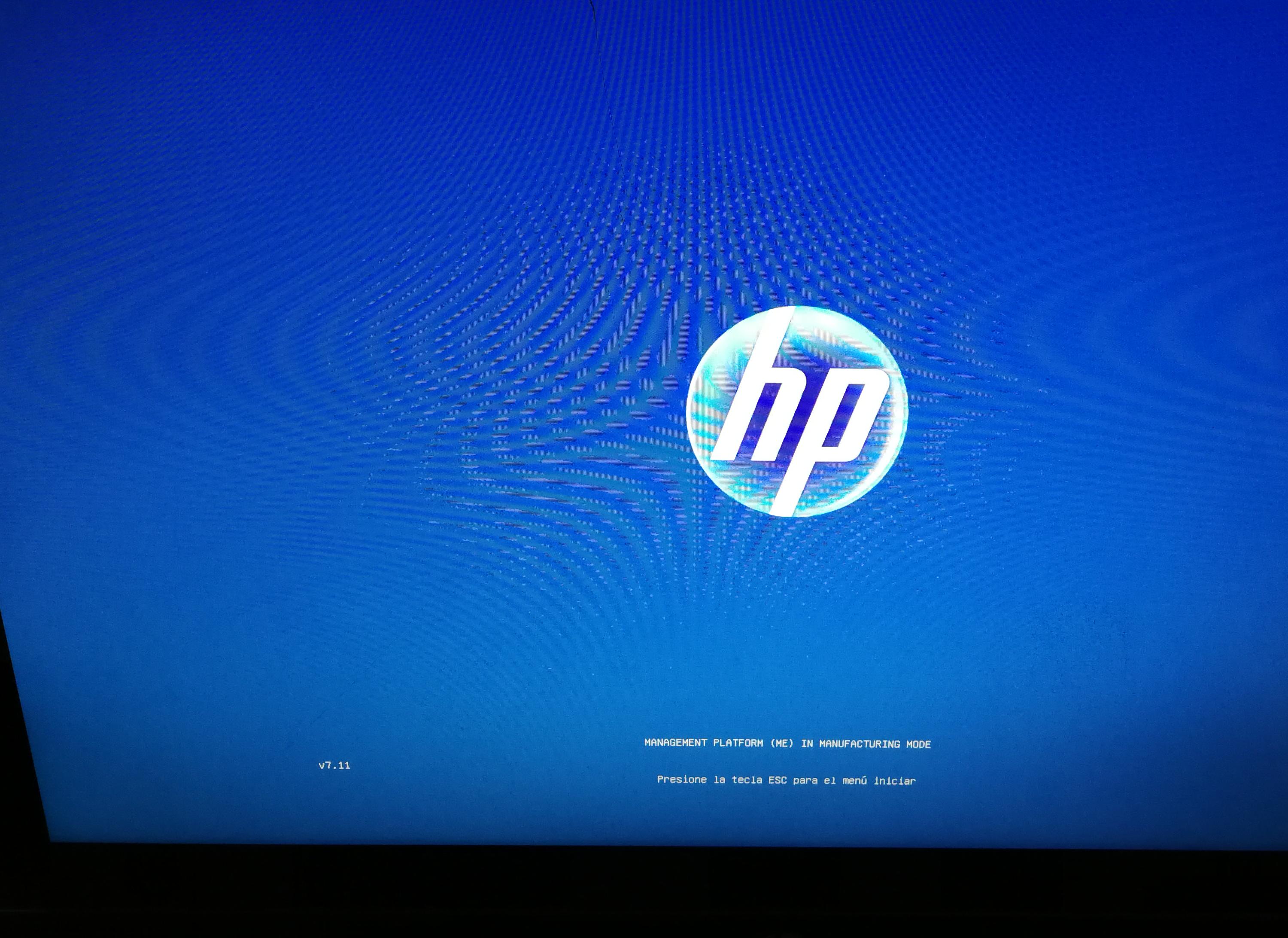 IPISB-NK Management Platform in Manufacturing Mode - HP Support ...