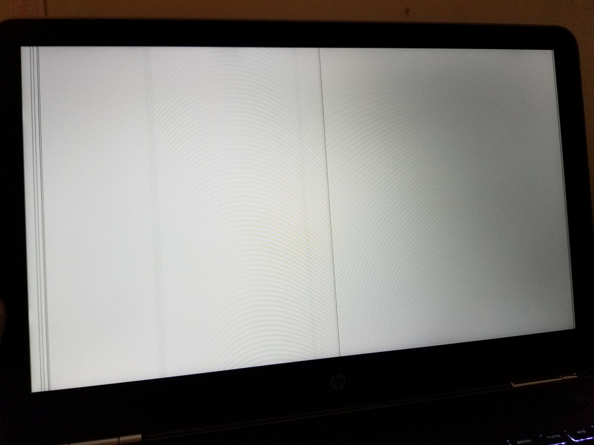 Display is distorted when the LCD screen is moved - HP Support ...